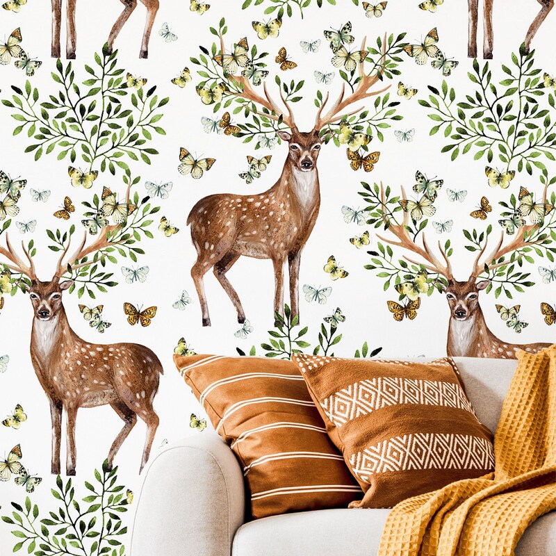 Deer Wallpaper - Etsy