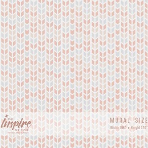 Geometric Stripes Peel & Stick Wallpaper knitted geometric | Etsy