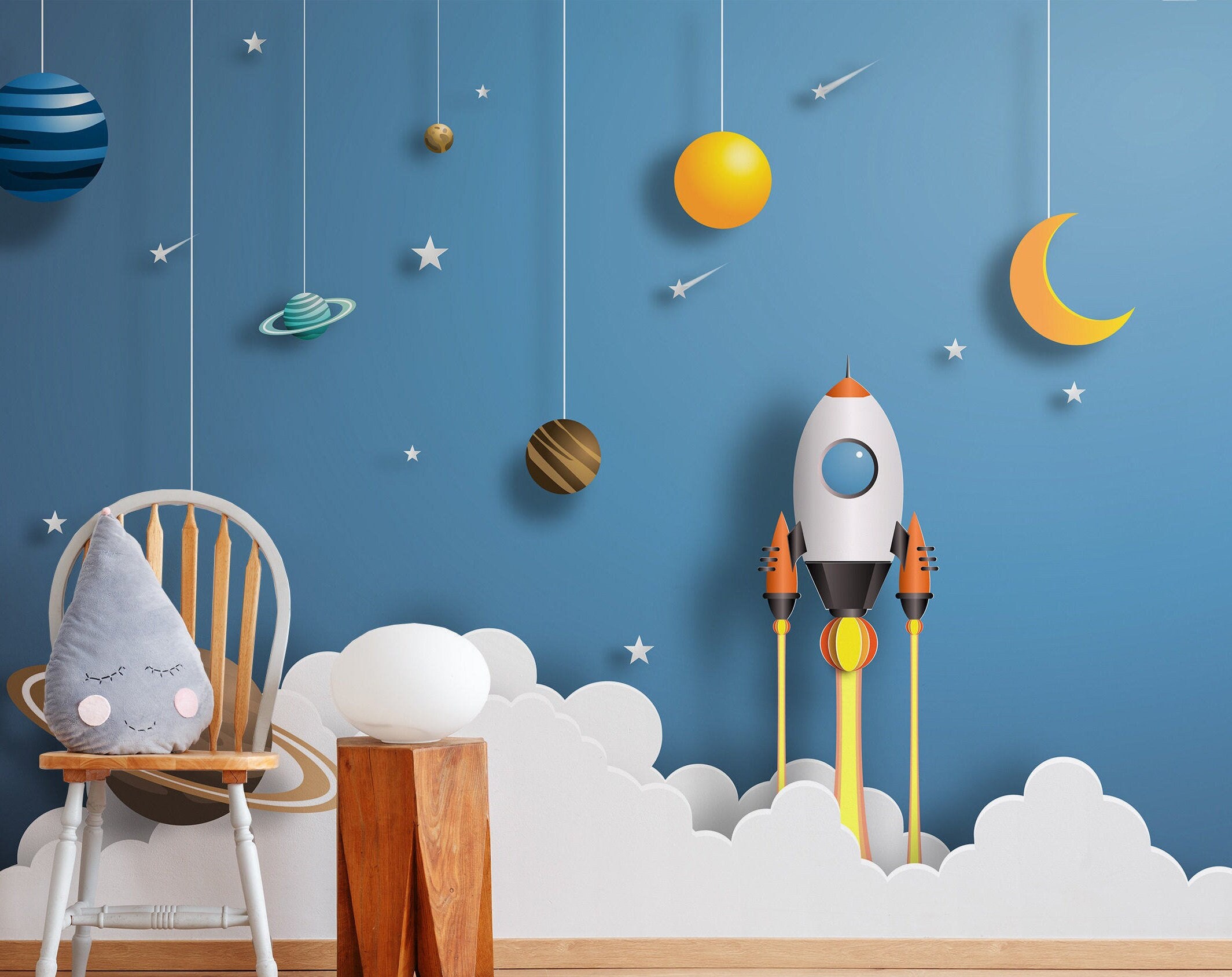 Rocket Wallpaper Children