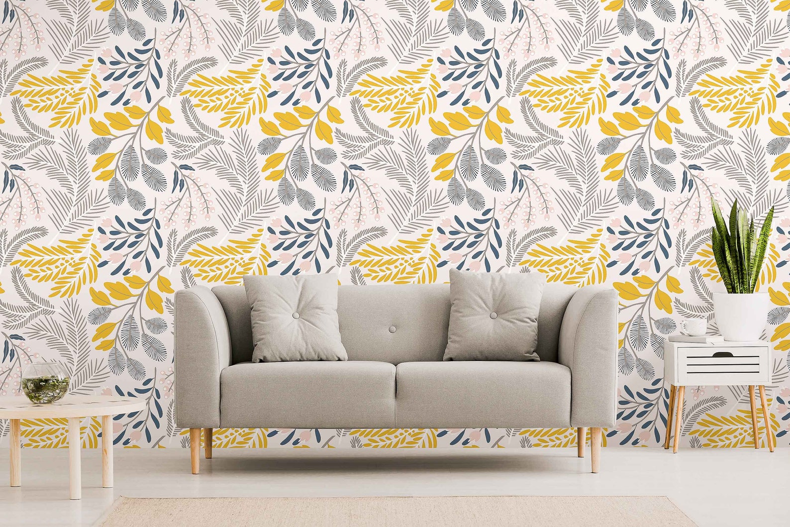 Vintage Botanical Wallpaper Prepasted and Unpasted Wallpaper - Etsy