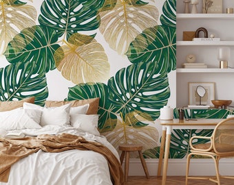 Large Botanical Wallpaper - Etsy