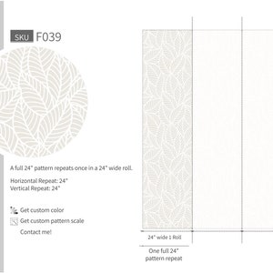 Minimalist Beige Leaves Tropical Wallpaper, Scandinavian Wallpaper ...