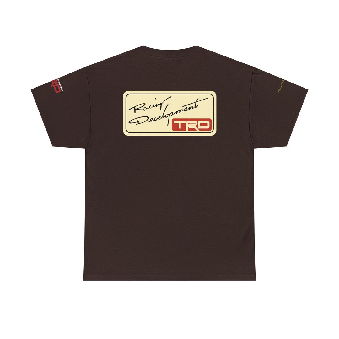 Retro Vintage TRD Toyota Racing Development Heavy Cotton Racing Tee ...