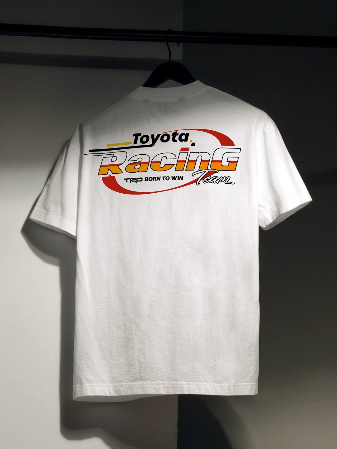 Vintage Toyota Racing Team Graphic Tee, TRD Born to Win Slogan T-shirt ...