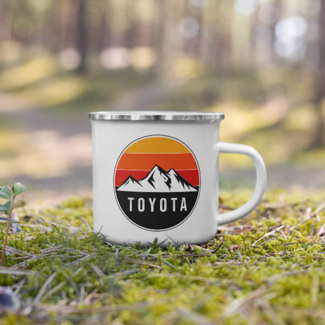 Retro Toyota Enamel Mug - Etsy