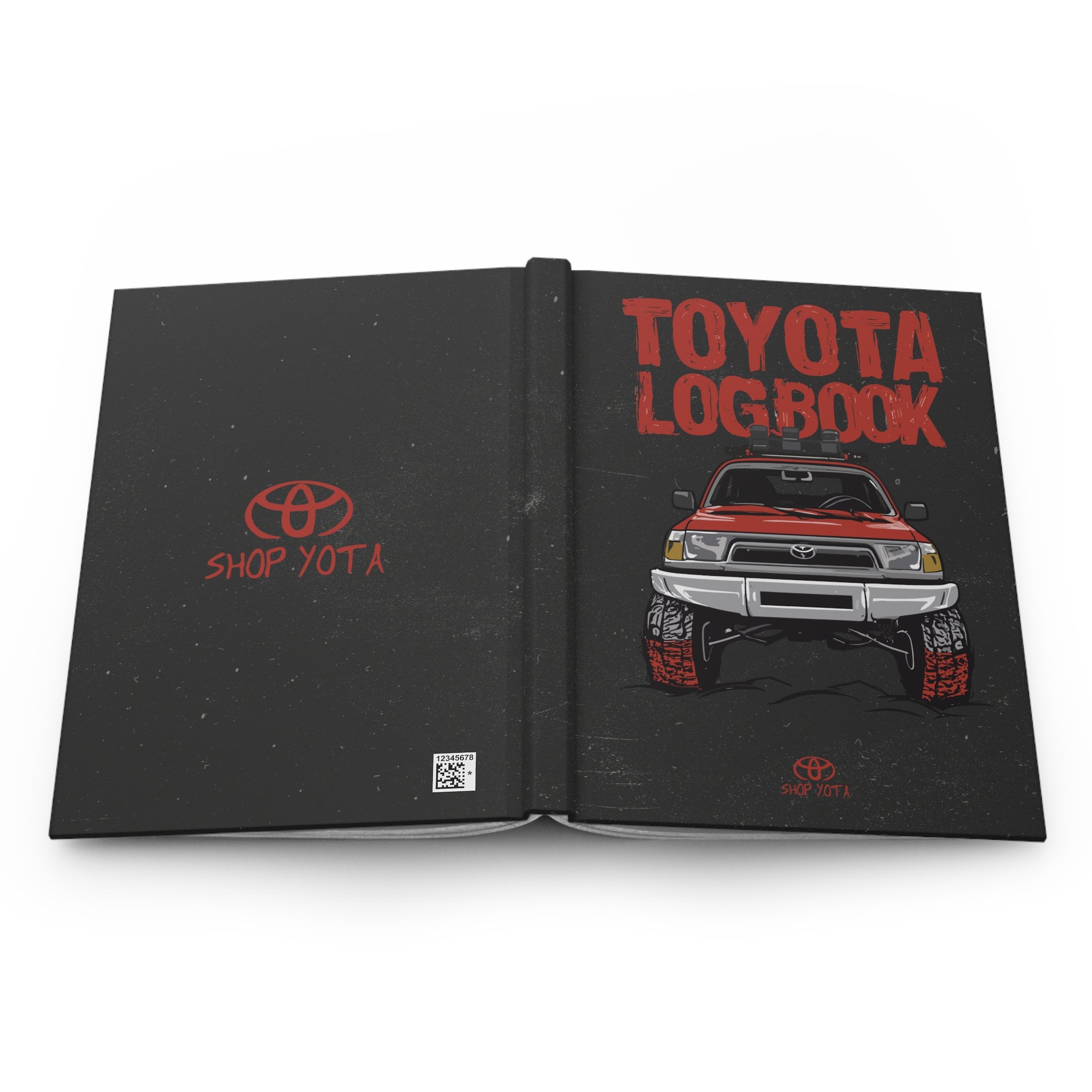 Toyota Logbook Maintenance Record Hardcover Journal Matte Black - Etsy