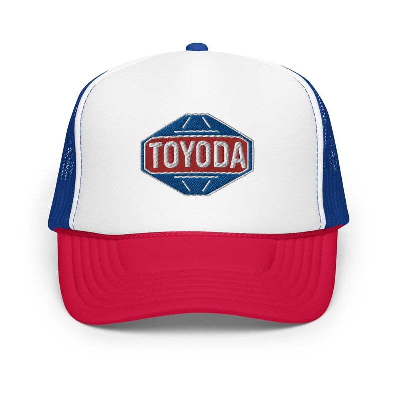 Vintage, Old School, Toyota, Logo, Embroidered, Retro, Foam Trucker Hat ...