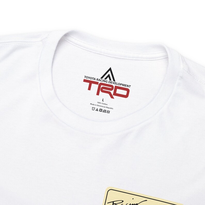 Retro Vintage TRD Toyota Racing Development Heavy Cotton Racing Tee ...