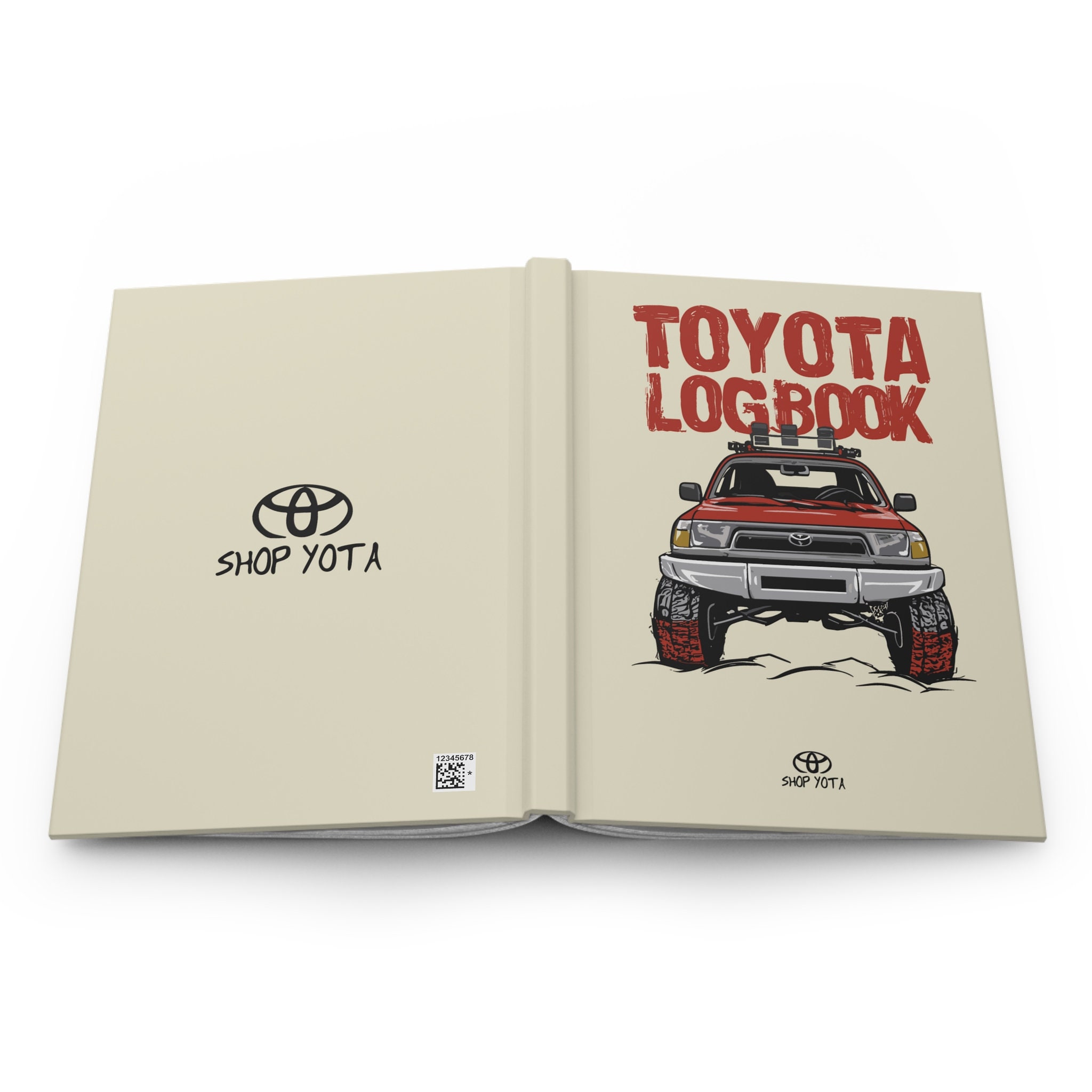 Toyota Logbook Maintenance Record Hardcover Journal Matte - Etsy