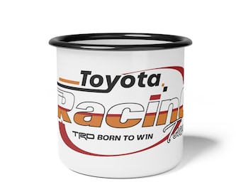 Vintage Toyota Racing Team Graphic Tee, TRD Born to Win Slogan T-shirt ...
