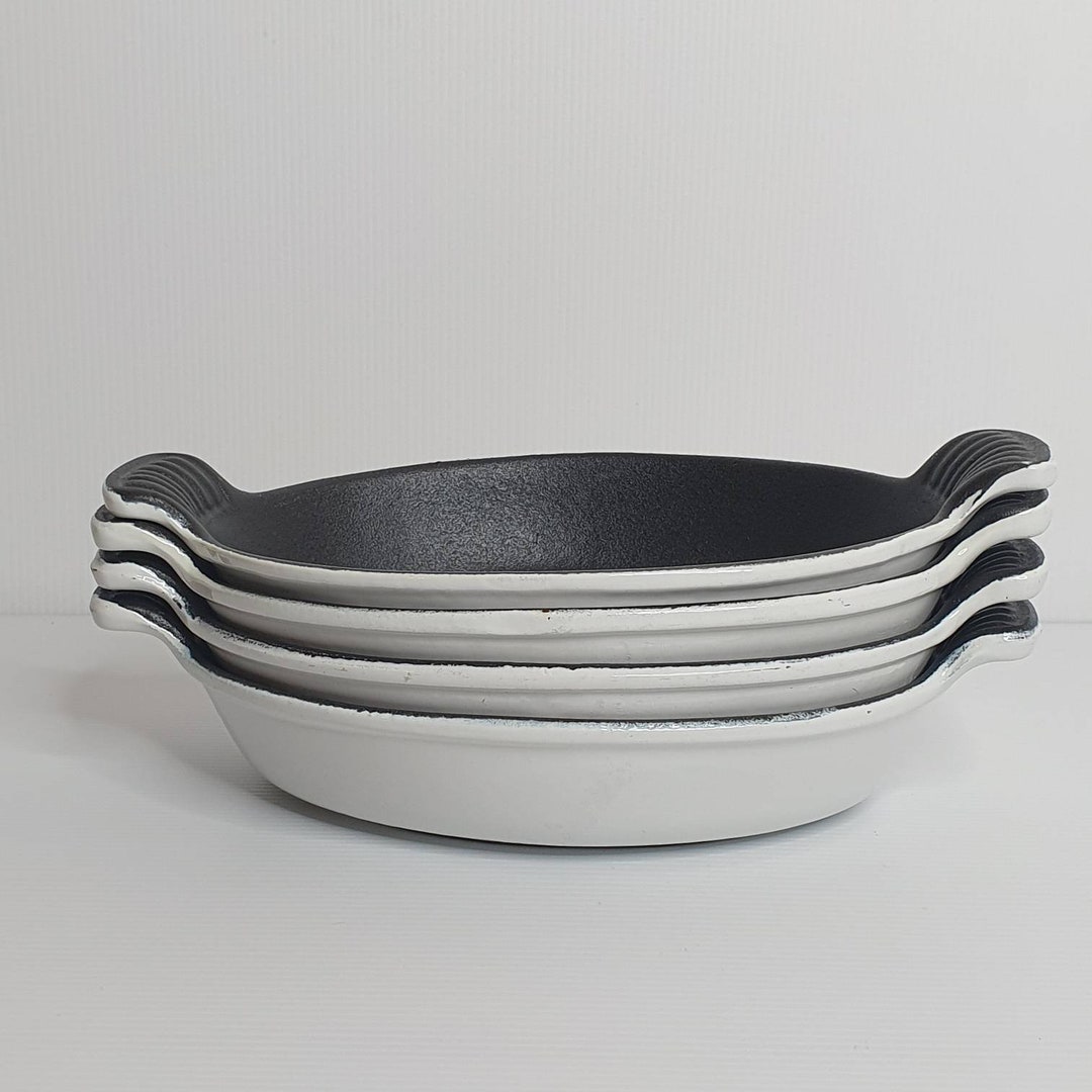 Set of 4 Wrought-iron Baking Dishes. - Etsy