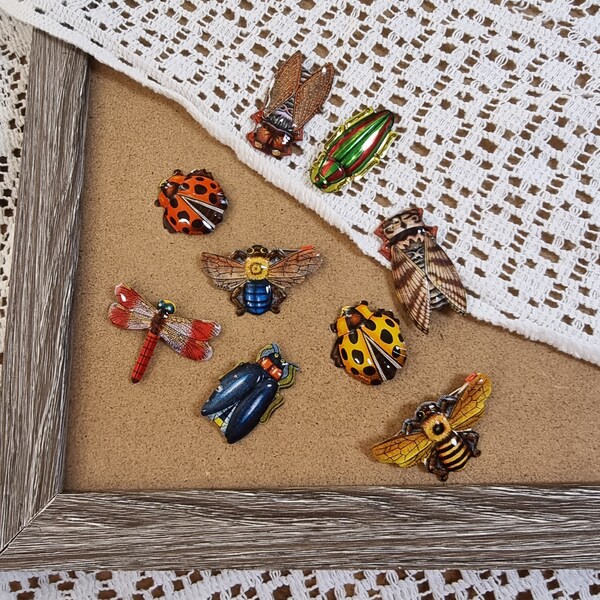 Bug Brooches - Etsy