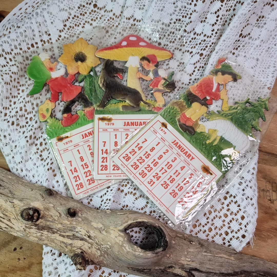 Vintage 1979 Calendar. 3 to Choose From. - Etsy