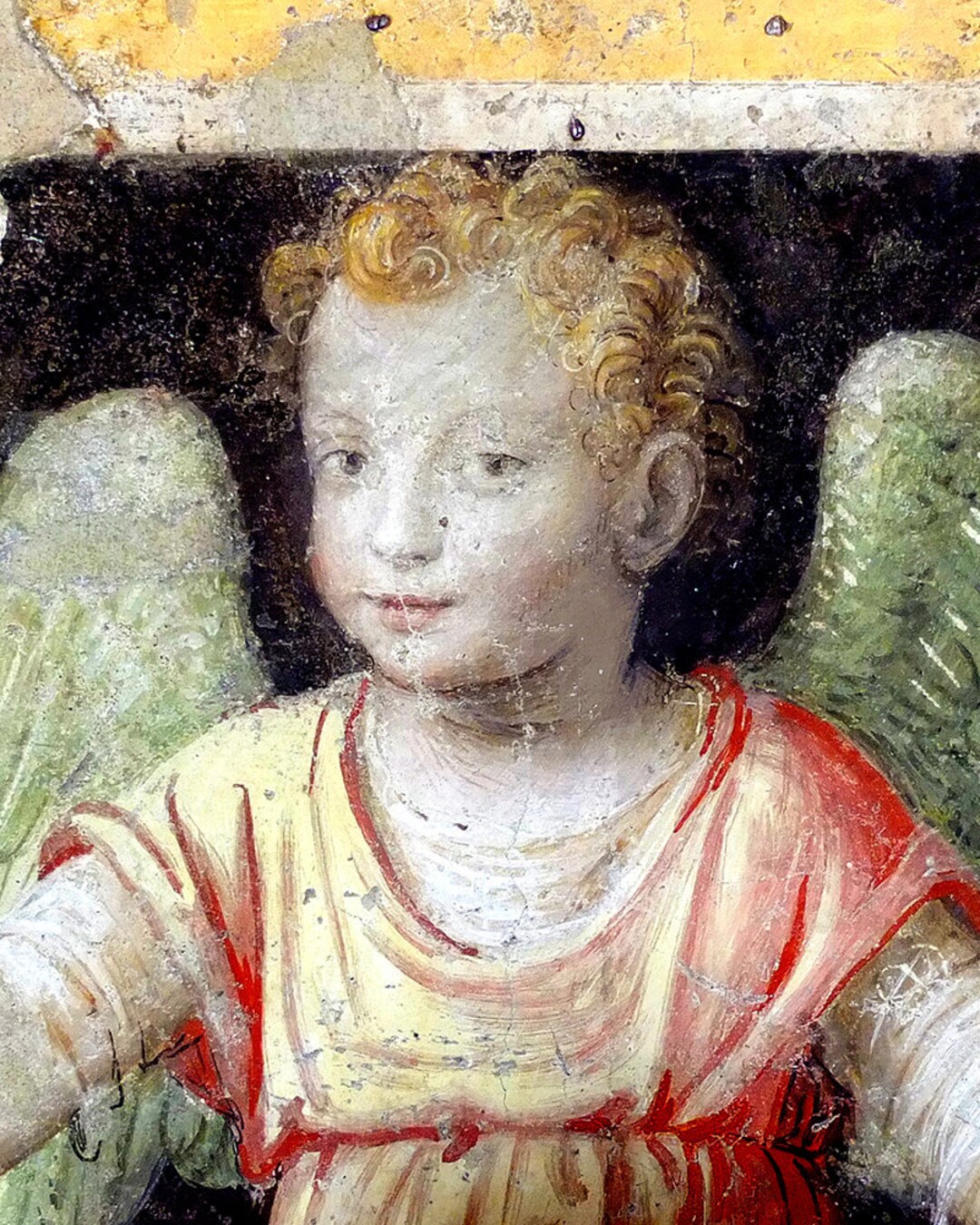 Beautifull Angel Mural From Church in Milan Italy - Etsy