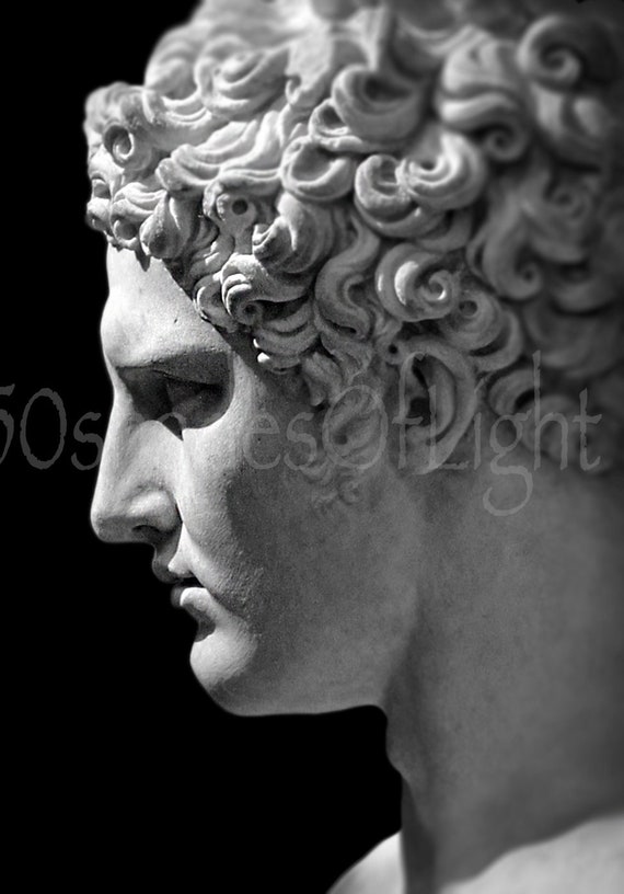 Head of Young Hercules | Etsy