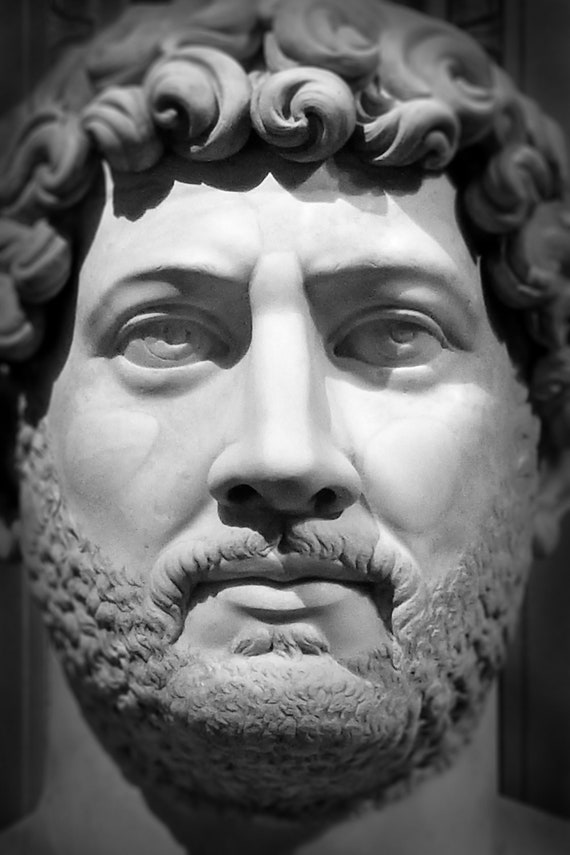 Statue of Emperor Adrian From Borghese Gallery in Rome Italy - Etsy