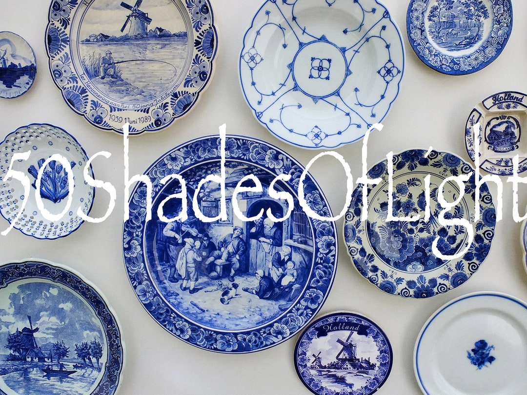 Photo of Delftware Plates - Etsy