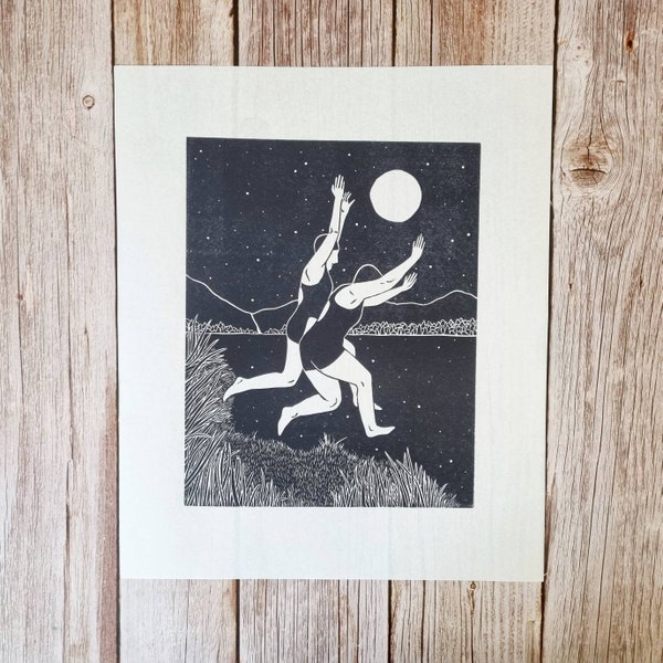 Linocut - Etsy
