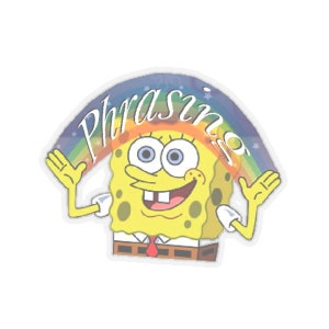 Phrasing Kiss-cut Stickers - Etsy