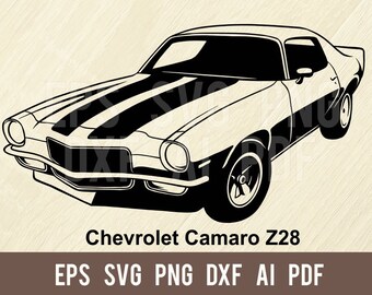 Muscle Car Dxf | Etsy