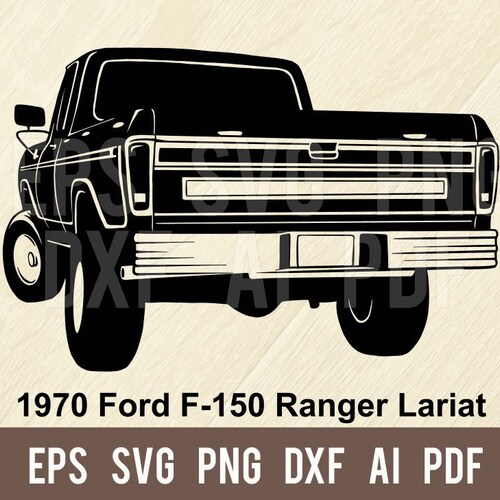 SVG Ford Pickup Truck 1950 Grill Silhouette Cut Files Designs | Etsy