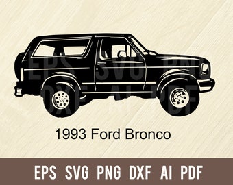 Ford Bronco Svg Png | Etsy