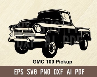 Gmc Pickup Svg | Etsy