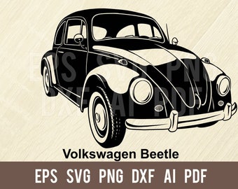 Beetle Car Svg | Etsy