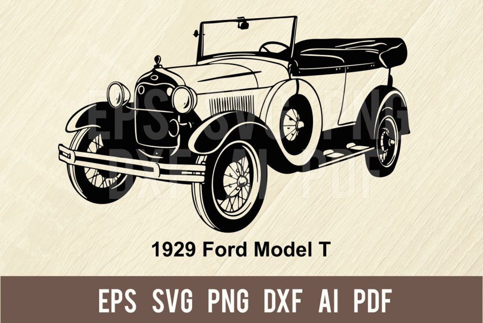 1929 Ford Model T SVG Classic American car SVG Retro Car | Etsy