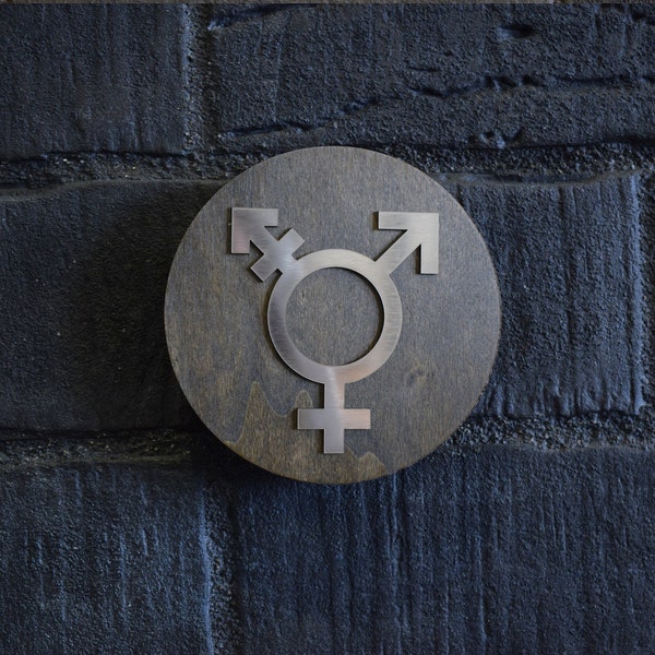 Gender Bathroom Sign - Etsy