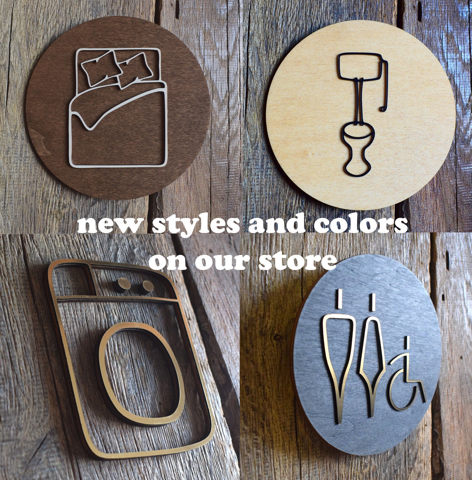 Top Luxury Bathroom Door Sign Bathroom Sign Bathroom Decor - Etsy