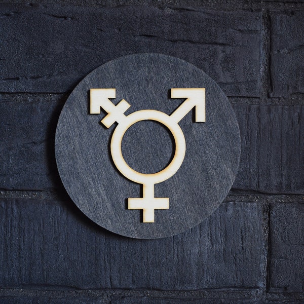 Gender Bathroom Sign - Etsy