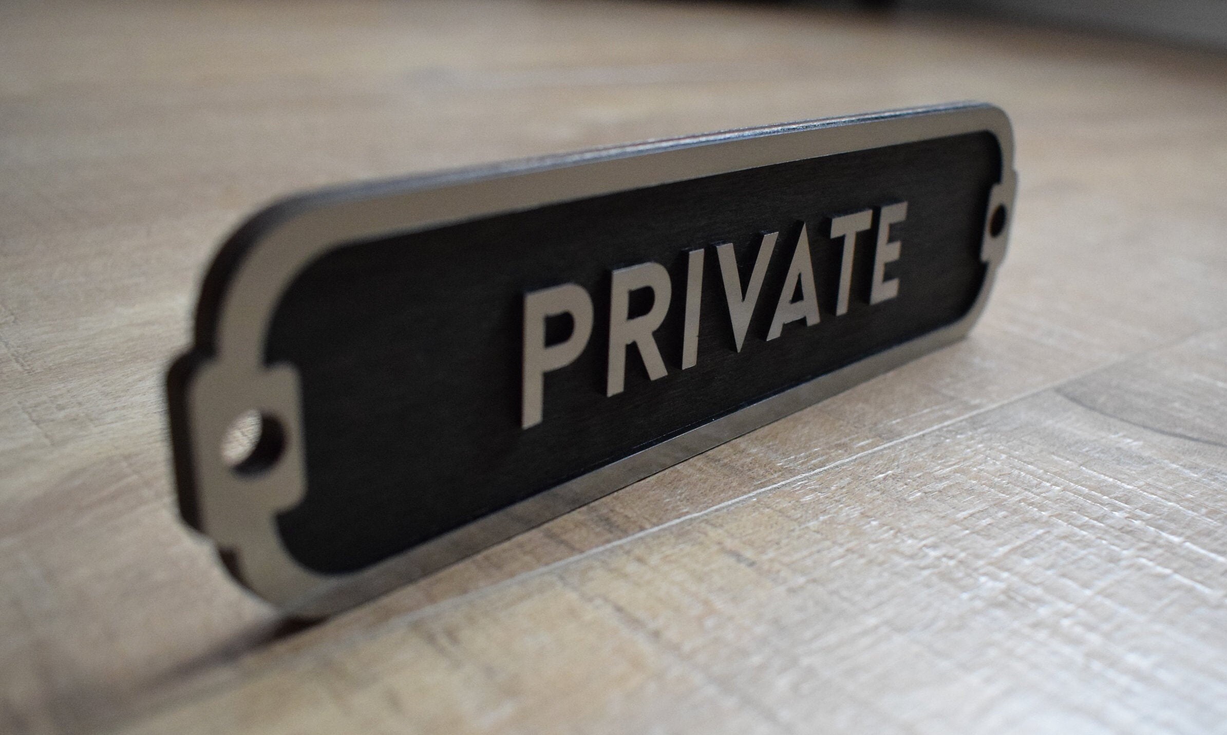 Luxury Private Sign Door Sign Door Plaque Vintage Style - Etsy