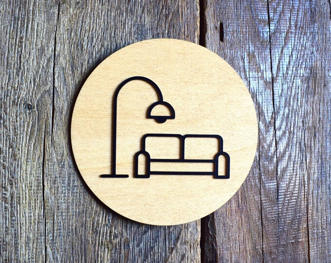 Living Room Door Sign, Living Room Sign, Living Room Decor, Salon Sing ...