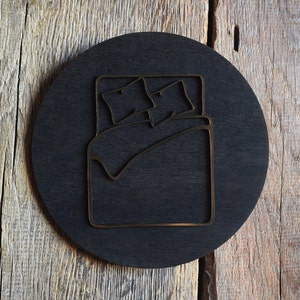 Bedroom Door Sign, Door Sign, Bedchamber Door Sign, Wood Gift, Wood ...