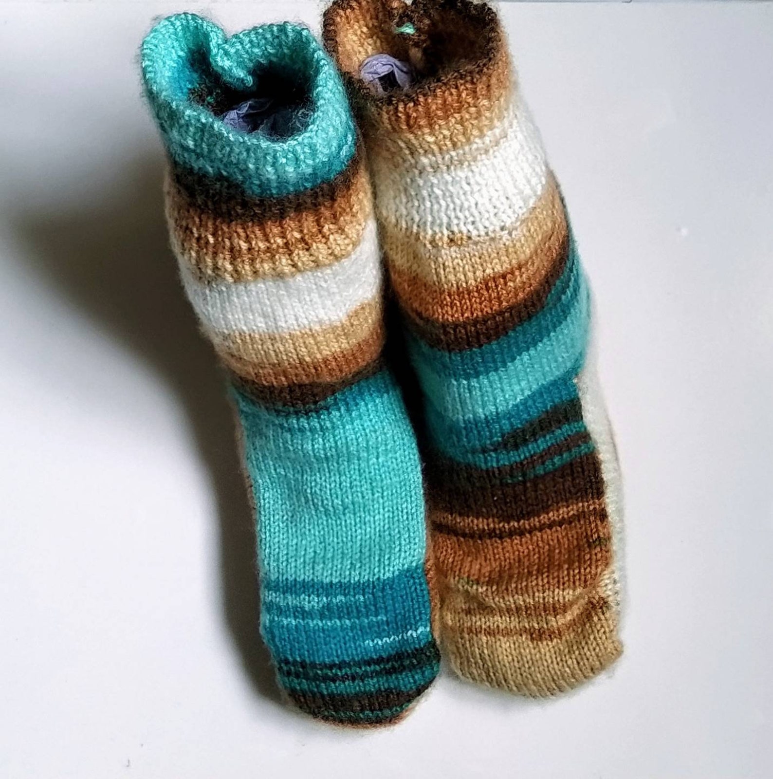 Calzini Unisex Taglia Unica Calzini ai ferri Calzini fatti a mano ...