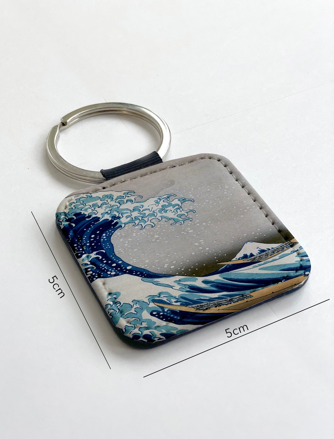 Personalised Faux Leather Key Ring, Custom Faux Leather Key Chain, New ...