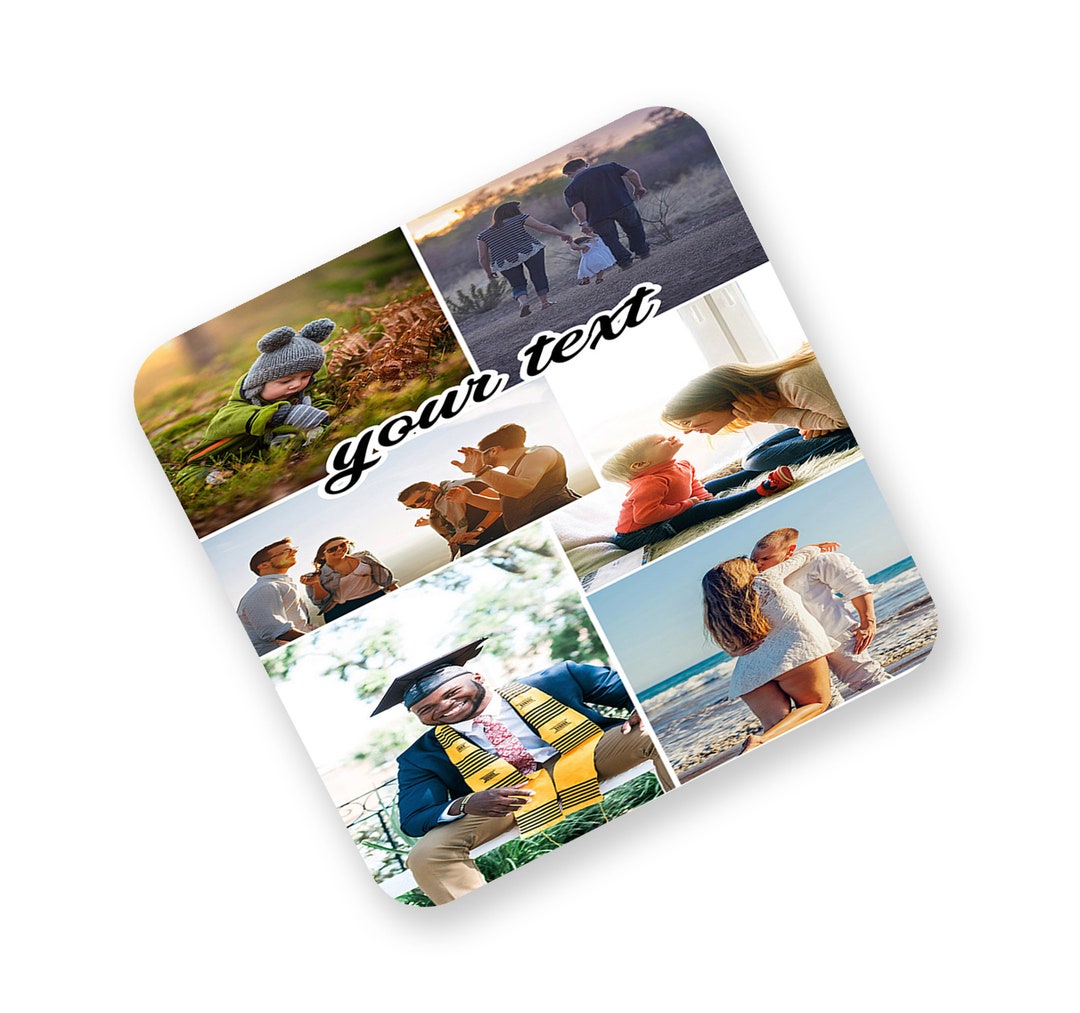 Personalised High Gloss Square Fridge Magnet, Custom Whiteboard Magnet ...