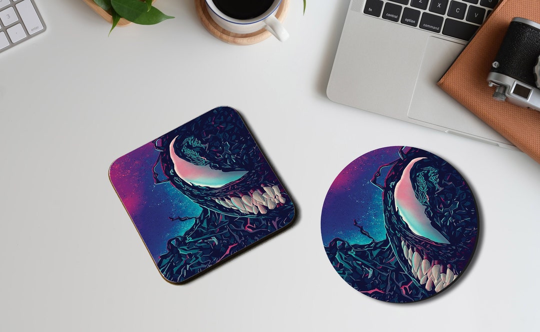 Personalised High Gloss Cup Coasters, Square Drink Coaster, Round ...
