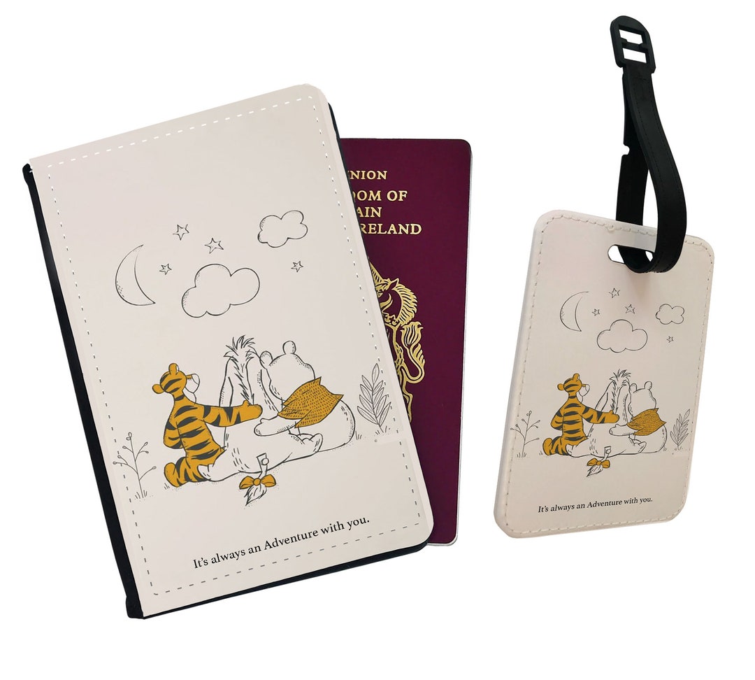 Personalised Passport Cover, Customised Luggage Tag, Travel Set Gift ...