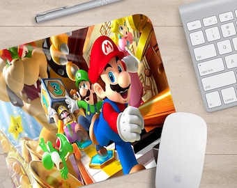 Super MARIO Bros FACE Inspired Mouse Mat Mouse Pad Computer PC - Etsy