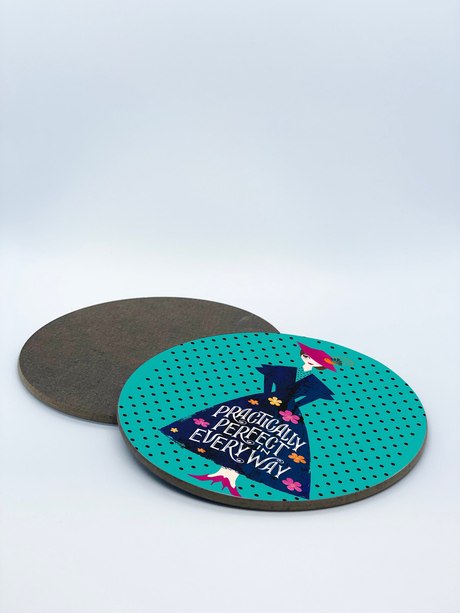 Personalised High Gloss Cup Coasters, Square Drink Coaster, Round ...