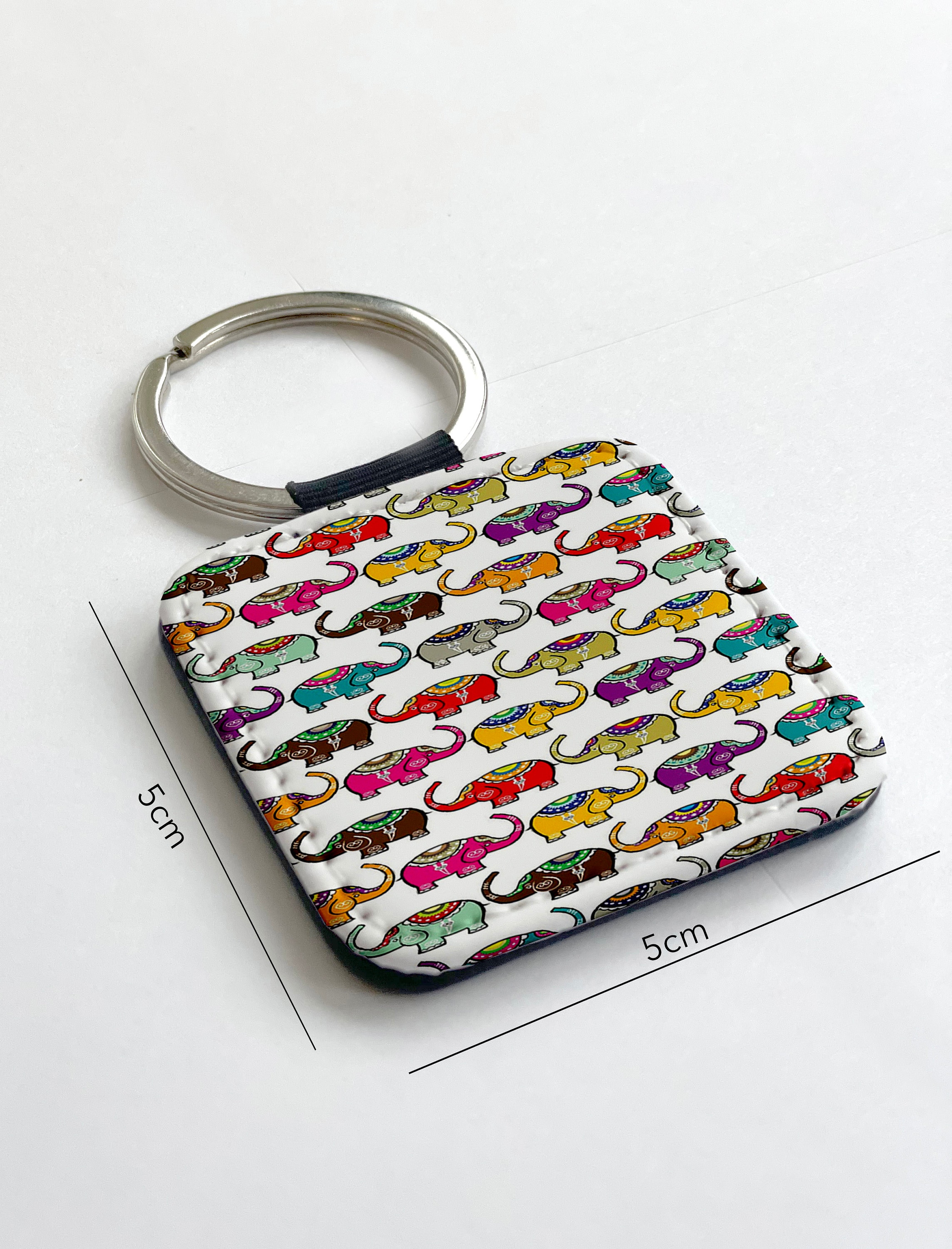 Personalised Faux Leather Key Ring Custom Faux Leather Key | Etsy