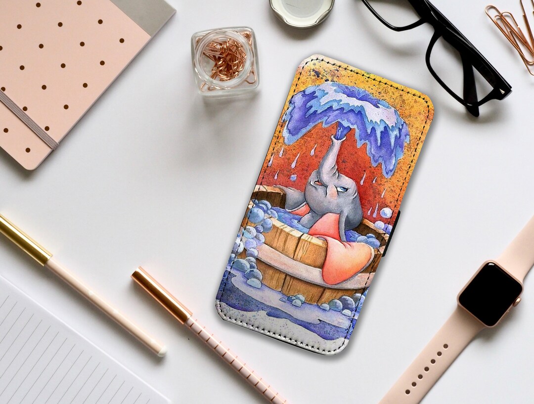 Wallet Phone Cover With Card Inserts, Personalised Leather Phone Cover ...