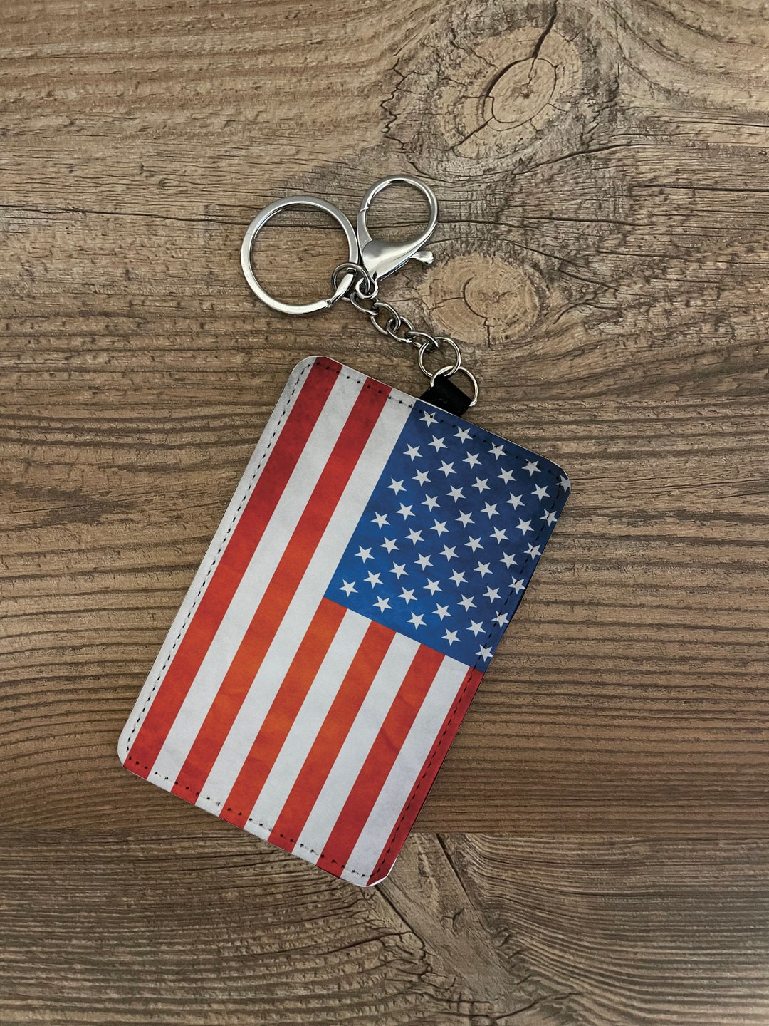 Personalised Faux Leather ID Cardholder, Key Ring, USB Stick Holder ...