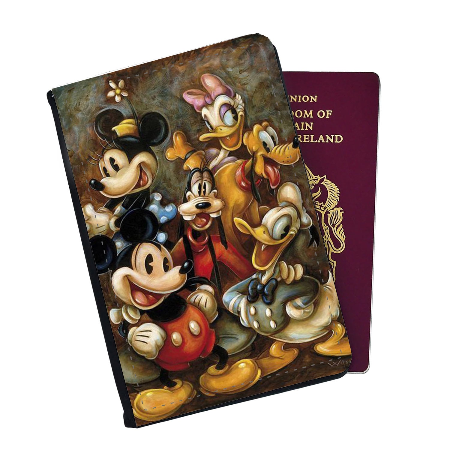 Mickey Mouse and Friends Disney Passport Cover sold by Low-Key Foal ...