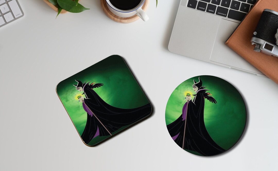 Personalised High Gloss Cup Coasters, Square Drink Coaster, Round ...