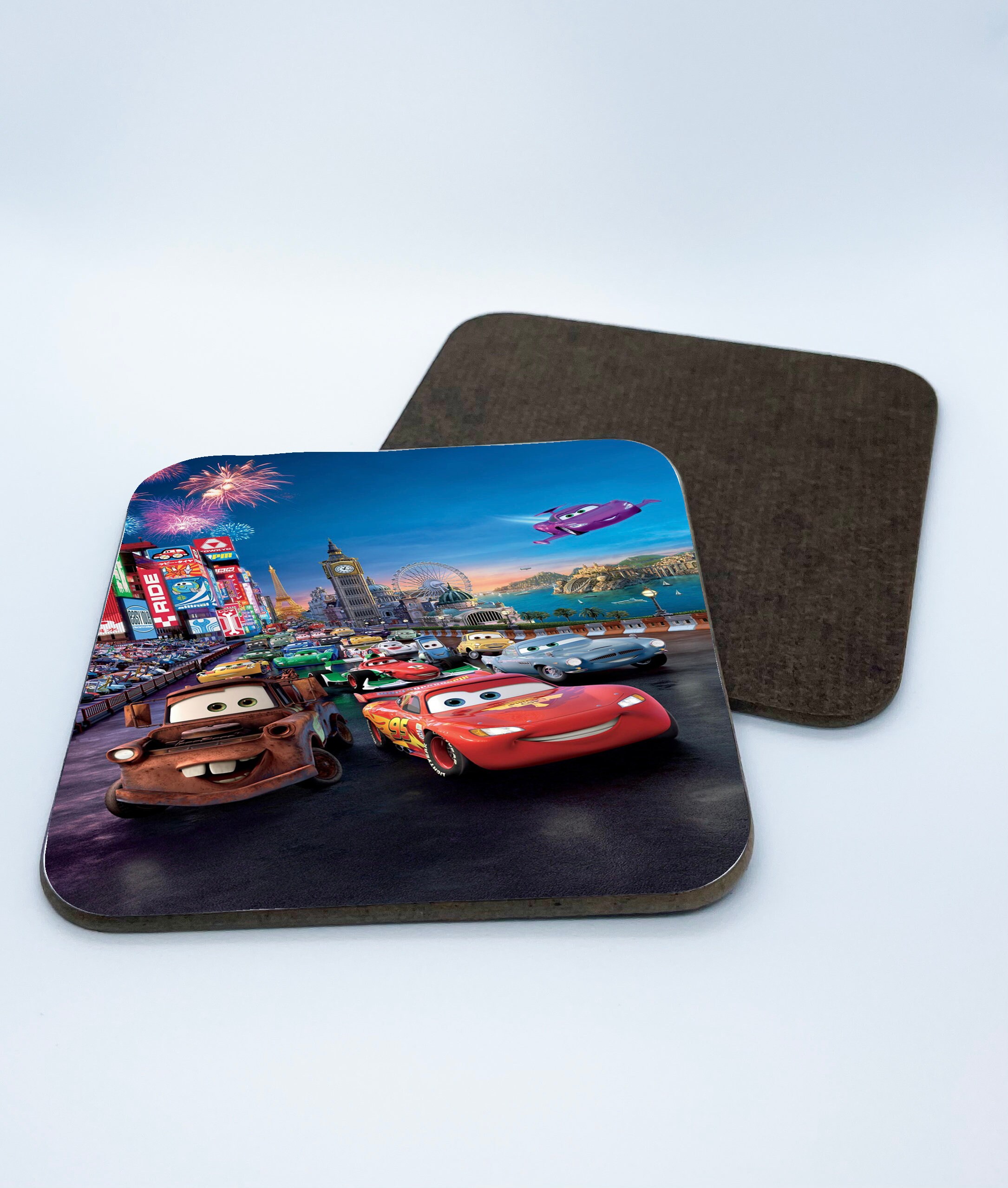 Disney Cars Lightning McQueen and Mater Coasters sold by Merrile ...