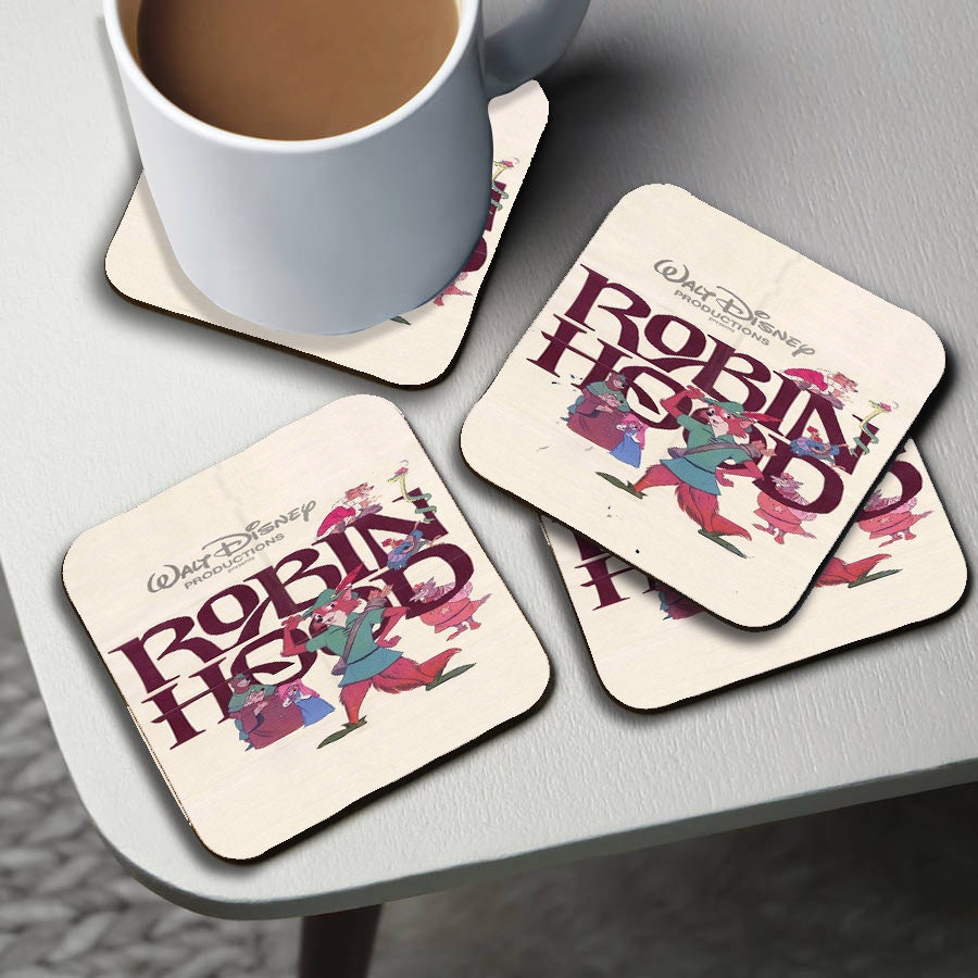 Personalised High Gloss Cup Coasters Square Drink Coaster - Etsy