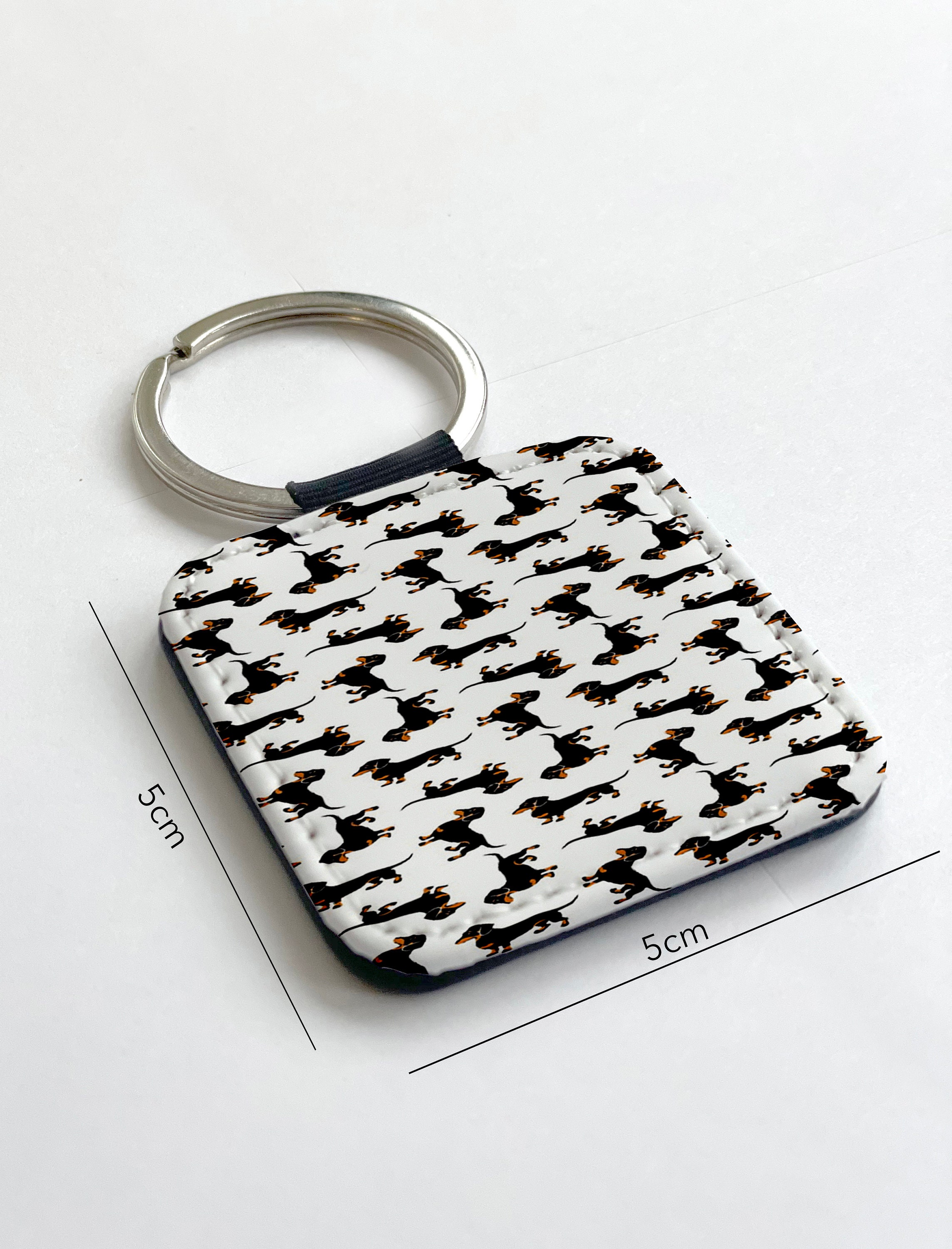 Personalised Faux Leather Key Ring Custom Faux Leather Key - Etsy UK